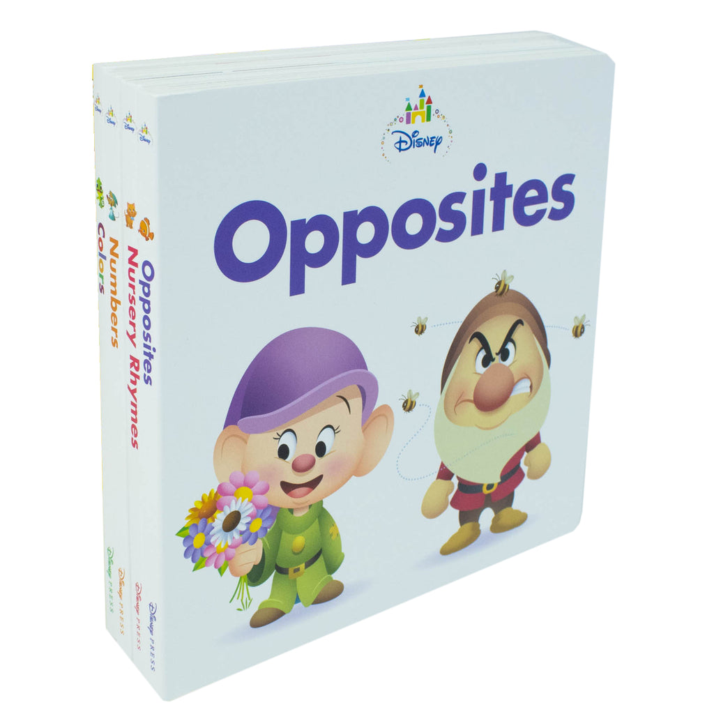 Disney My Little Library 4 Books Set Collection (Opposites, Nursery Rh ...