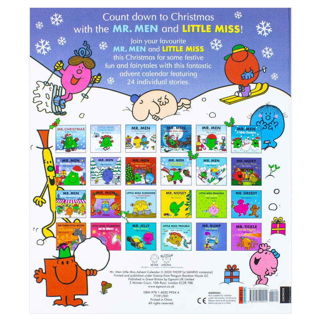 Mr. Men & Little Miss Holiday Stories - 24 Book Advent Calendar ...