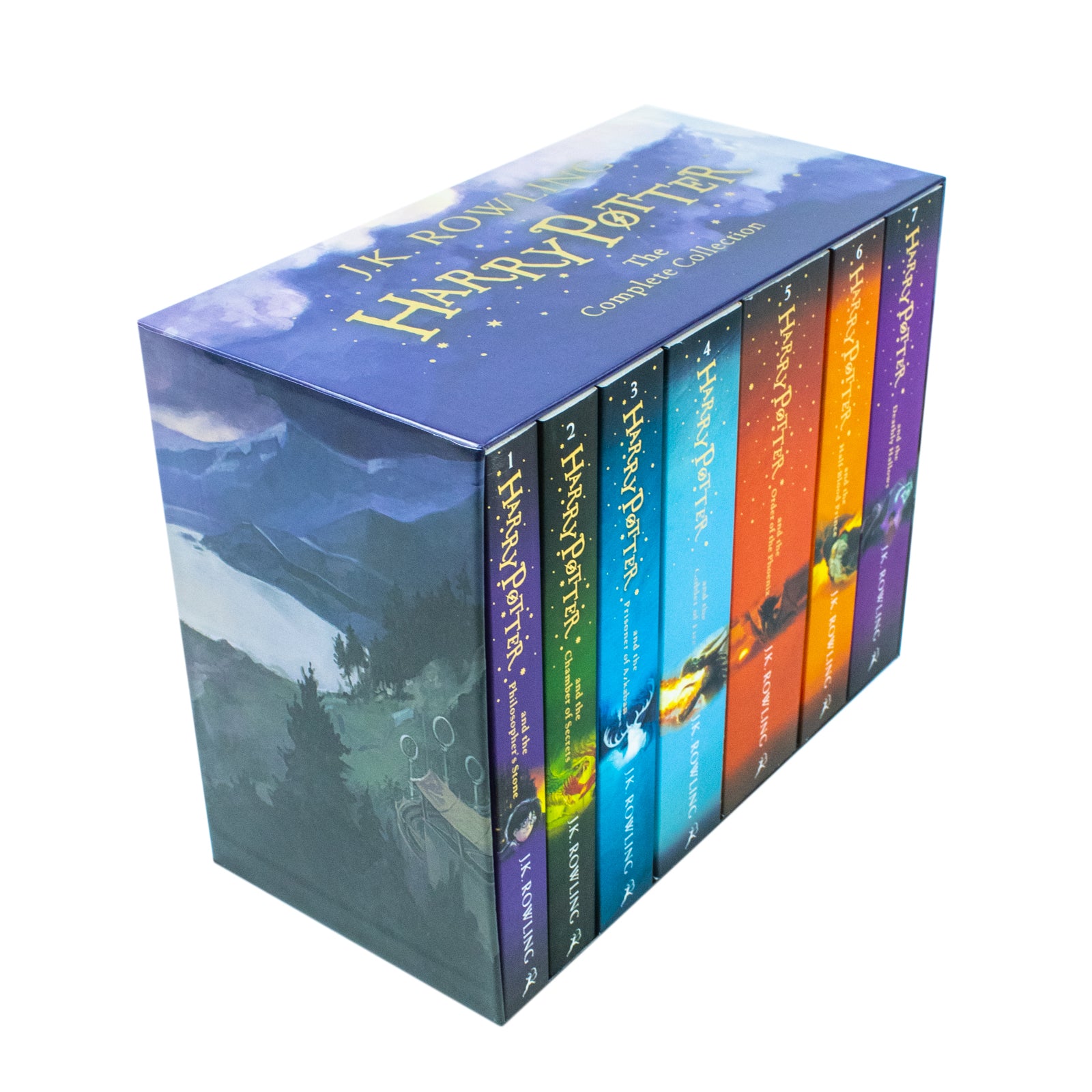 Harry Potter 7 Books Box Set Collection J K Rowling Paperback Age 12 ...