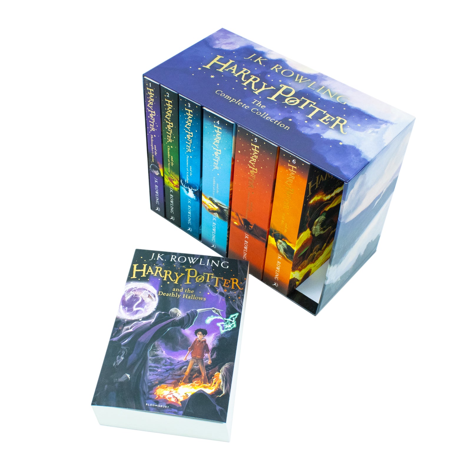 Harry Potter 7 Books Box Set Collection J K Rowling Paperback Age 12 ...