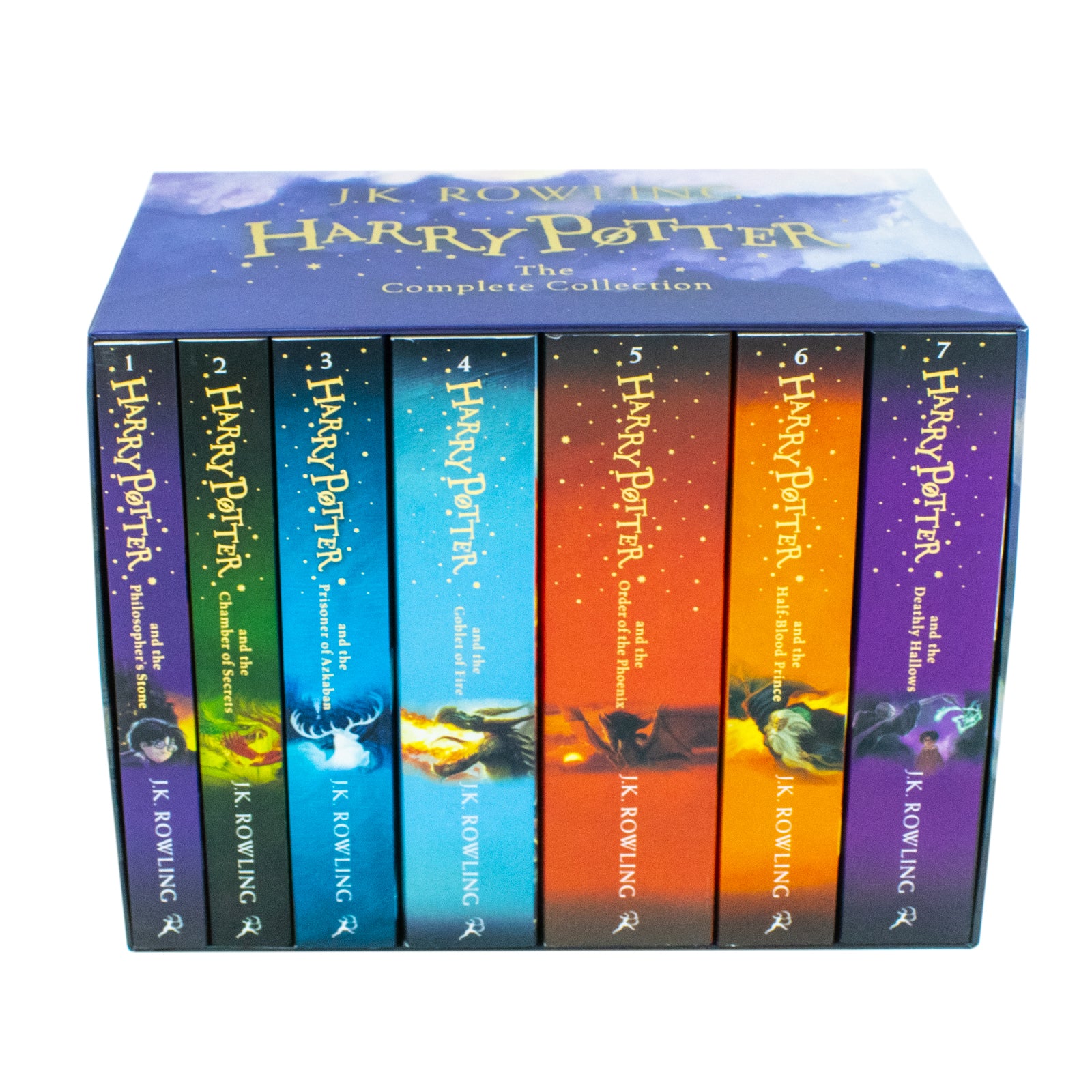 Harry Potter 7 Books Box Set Collection J K Rowling Paperback Age 12 ...