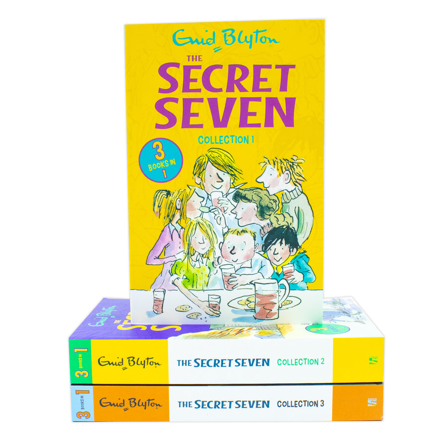 Enid Blyton The Secret Seven 9 Story Collection in 3 Books Set ...