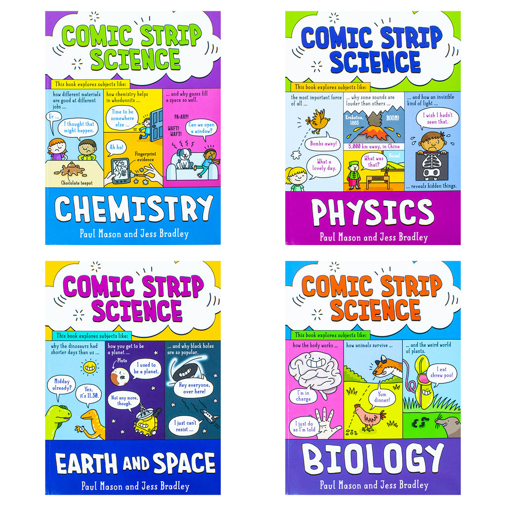 Comic Strip Science Series by Paul Mason: 4 Educational Books for Kids ...