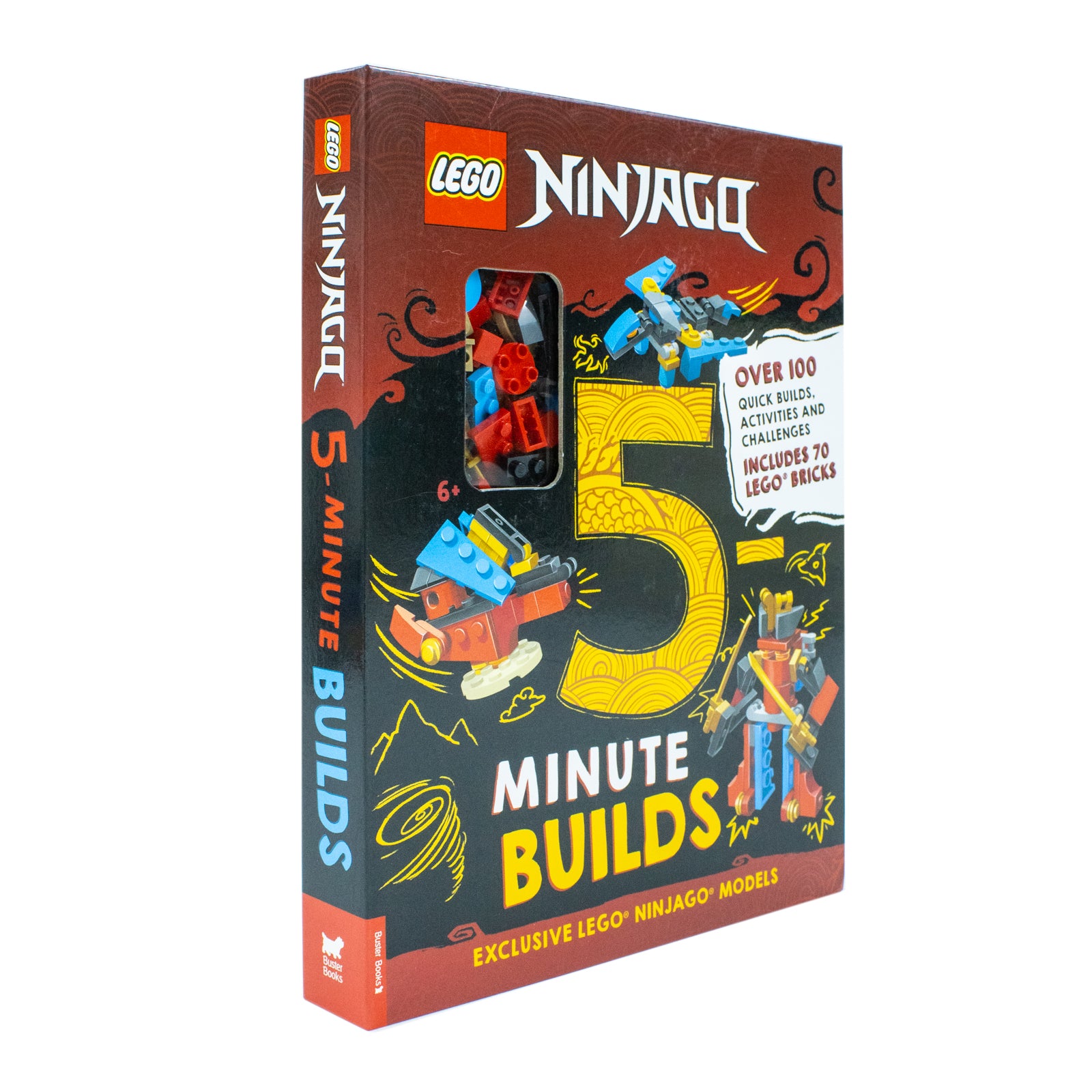 LEGO NINJAGO: Five-Minute Builds (with 70 LEGO bricks) – Lowplex Books
