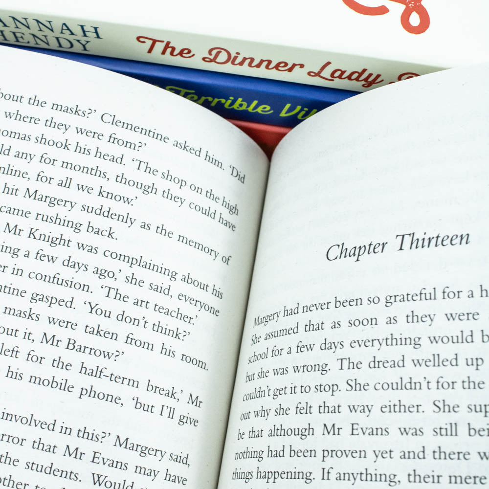 The Dinner Lady Detectives Collection 4 Books Set By Hannah Hendy ...