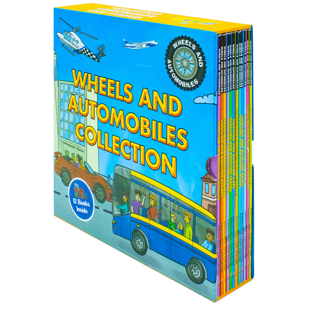 Wheels and Automobiles Collection: 12 Fun Books For Kids Aged 7 ...