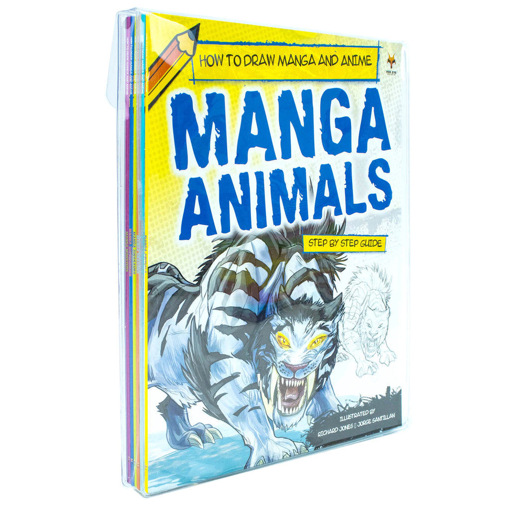 Step By Step Guide How To Draw Manga and Anime For Beginners 6 Books ...