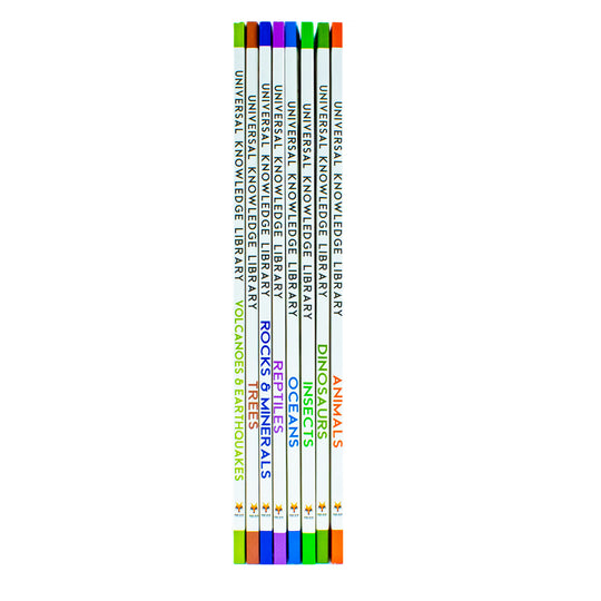 Universal Knowledge Library Animals and Nature 8 Volumes Book Collecti ...