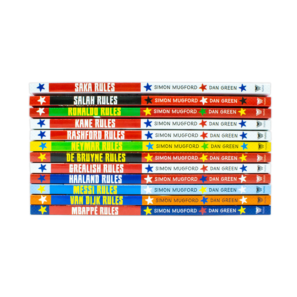 Football Superstars 12 Books Collection Rules Mega Pack Set By Simon M ...