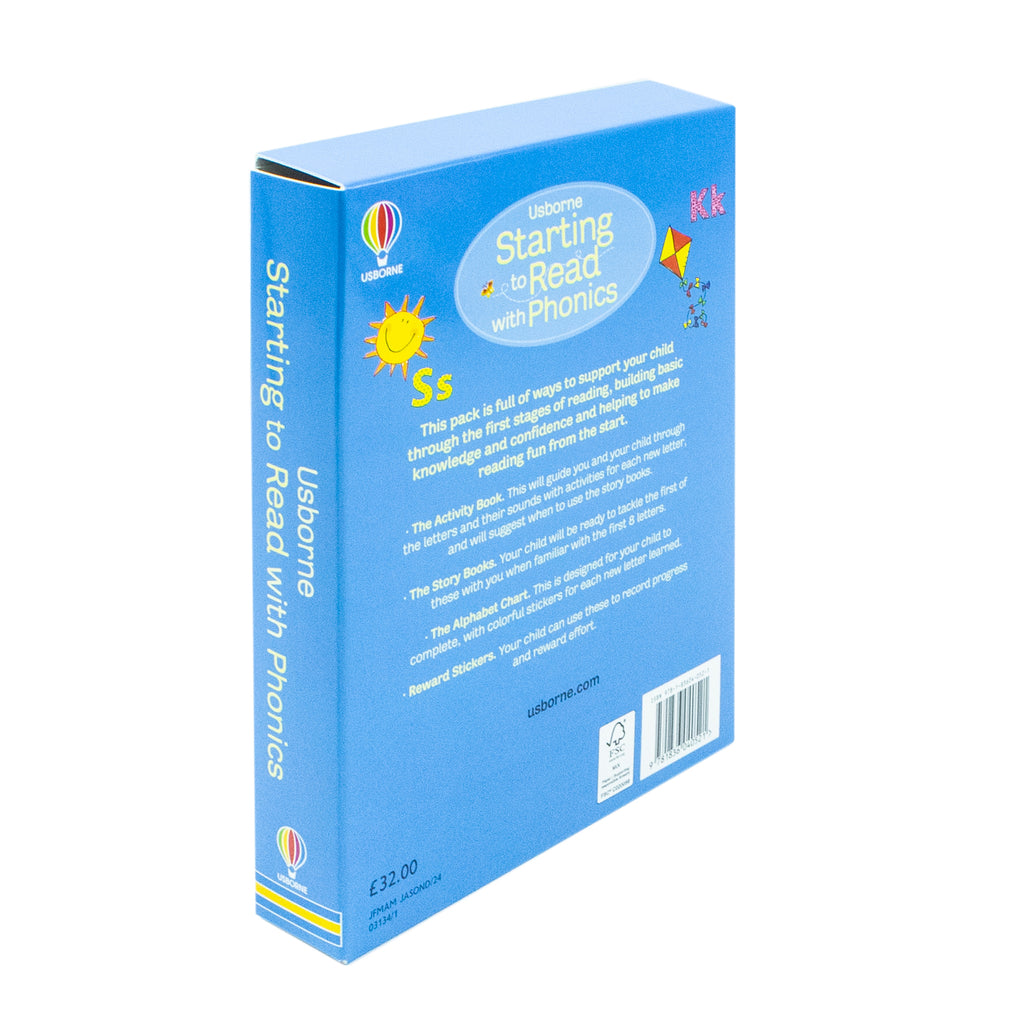 Usborne Starting to Read With Phonics 8 Books Collection Box Set ...