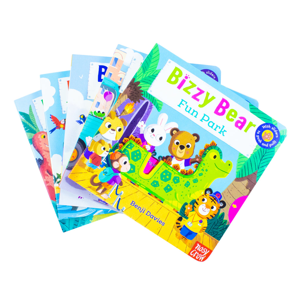 Bizzy Bear Series 5 Books Collection Bundle Set By Benji Davies [Fun P ...
