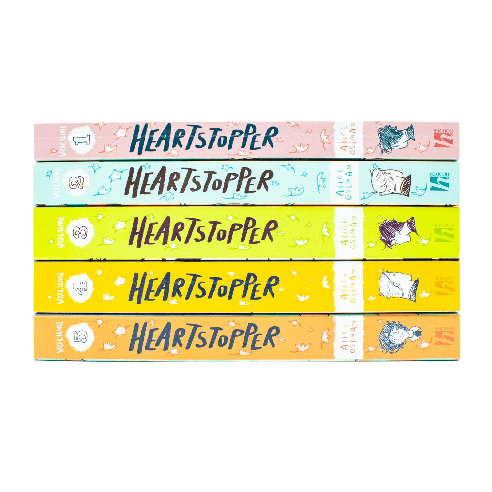 Heartstopper Series by Alice Oseman 5 Books Collection Set (1-5 ...