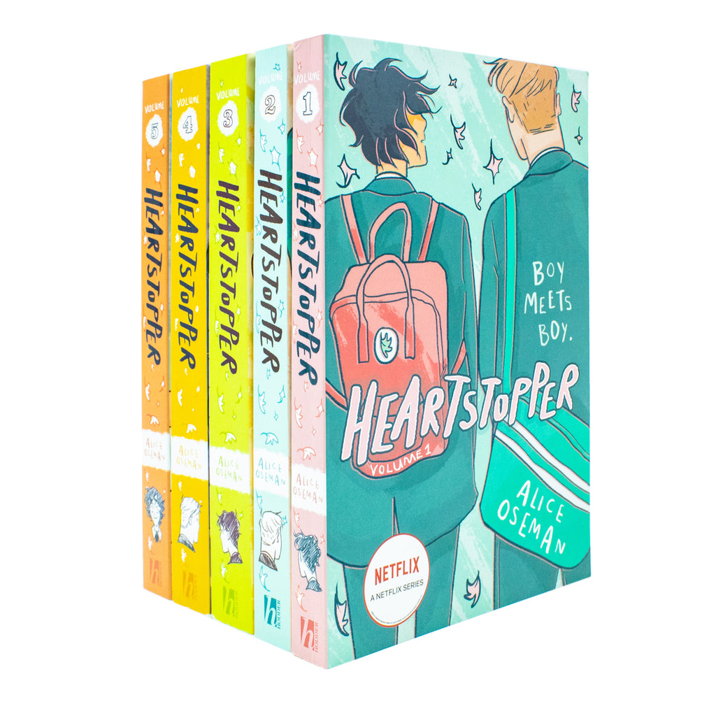 Heartstopper Series by Alice Oseman 5 Books Collection Set (1-5 ...