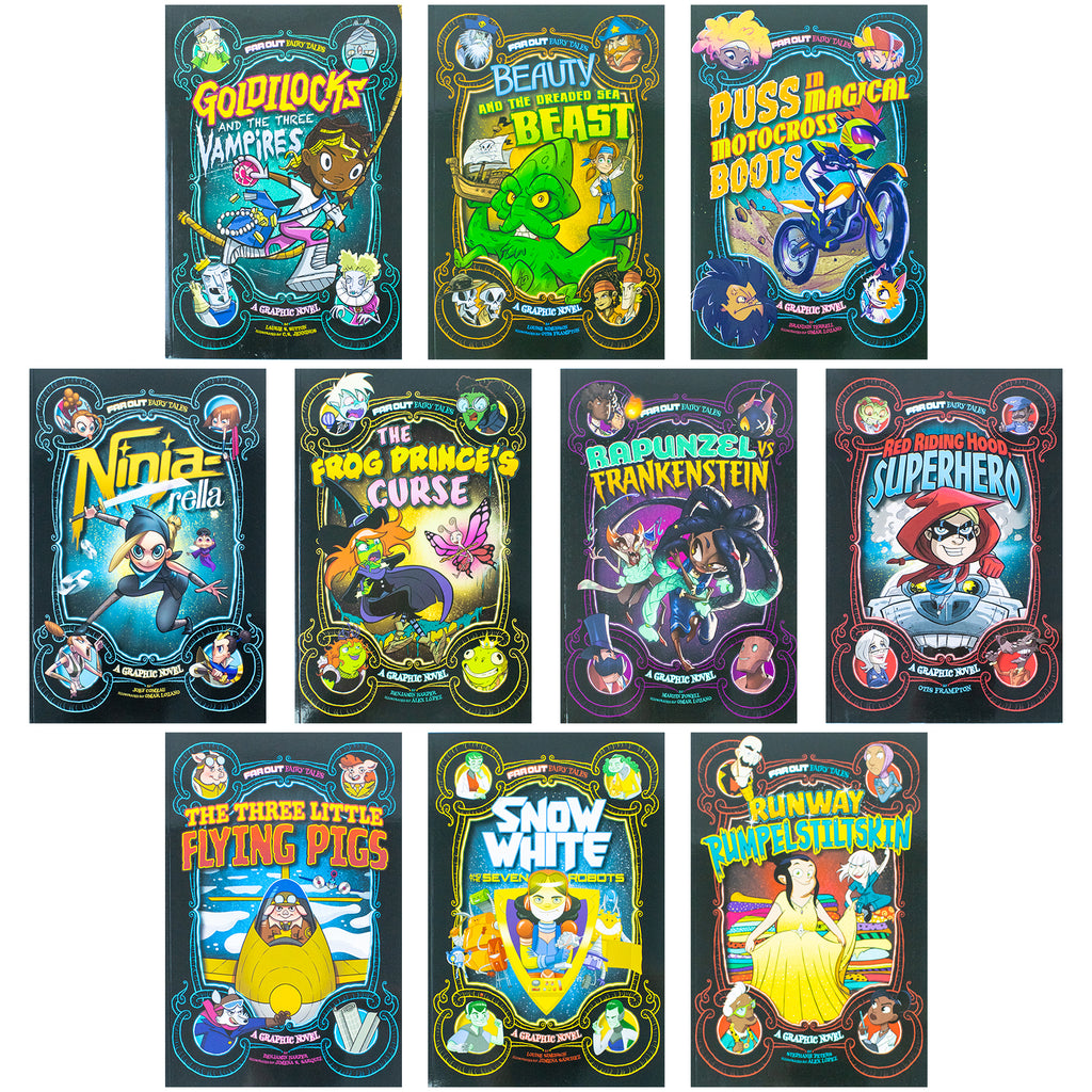 Far Out Fairy Tales A Graphic Novel 10 Books Collection for 12+ Years ...