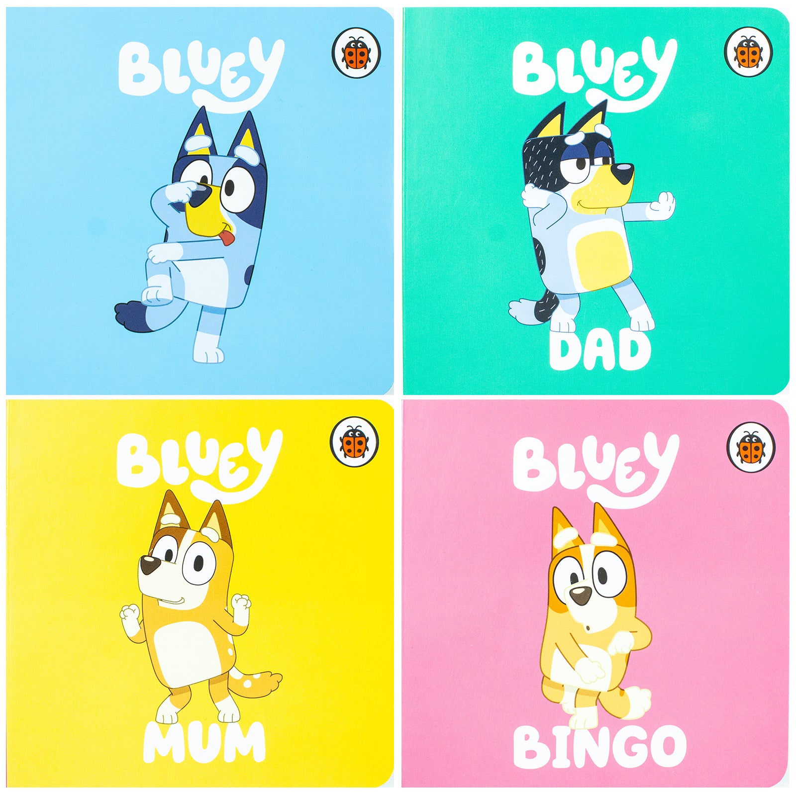 Bluey 4 Books Collection Set (Bluey, Mum, Dad and Bingo) – Lowplex Books