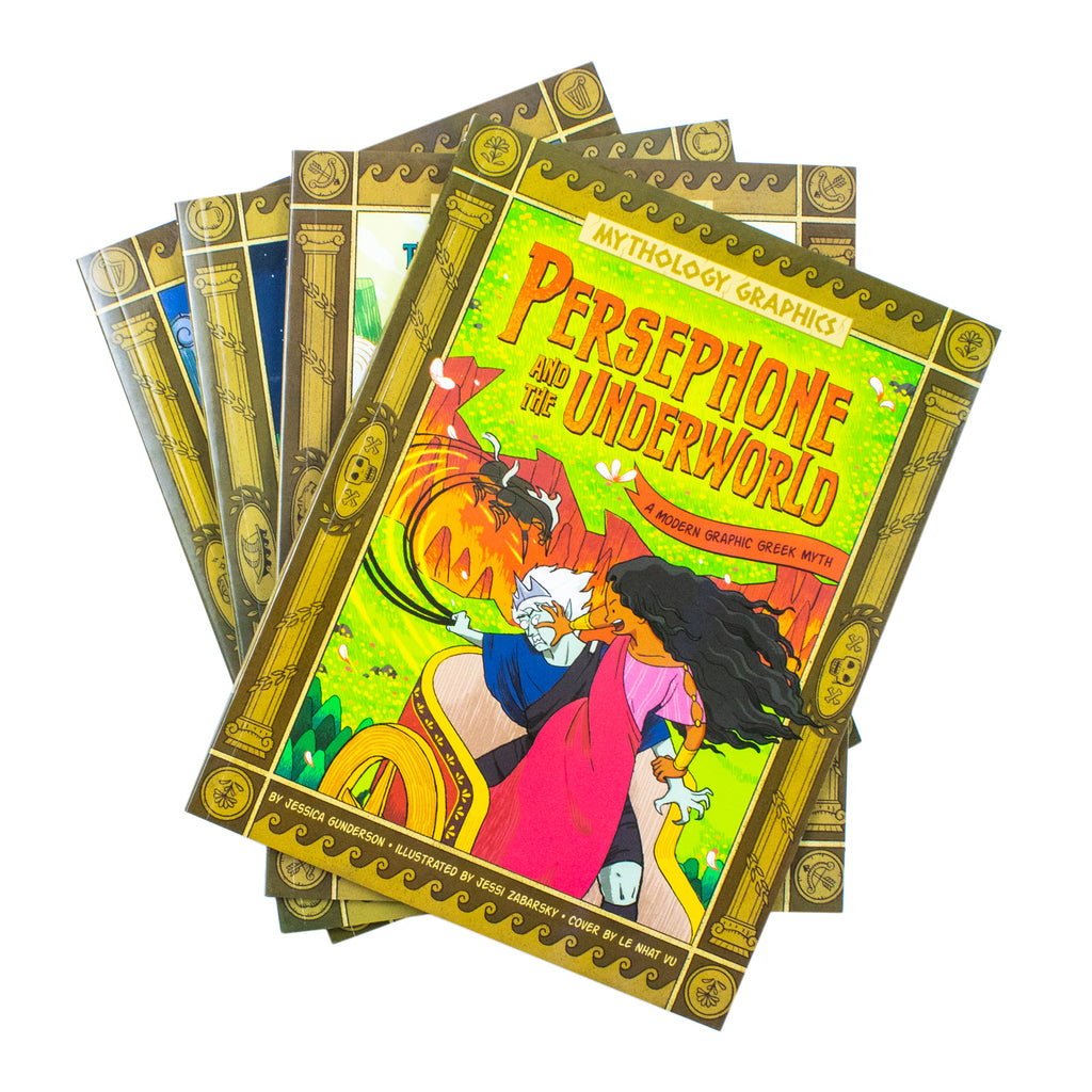 The Mythology Graphics 4 Books Collection Set by Jessica Gunderson and ...