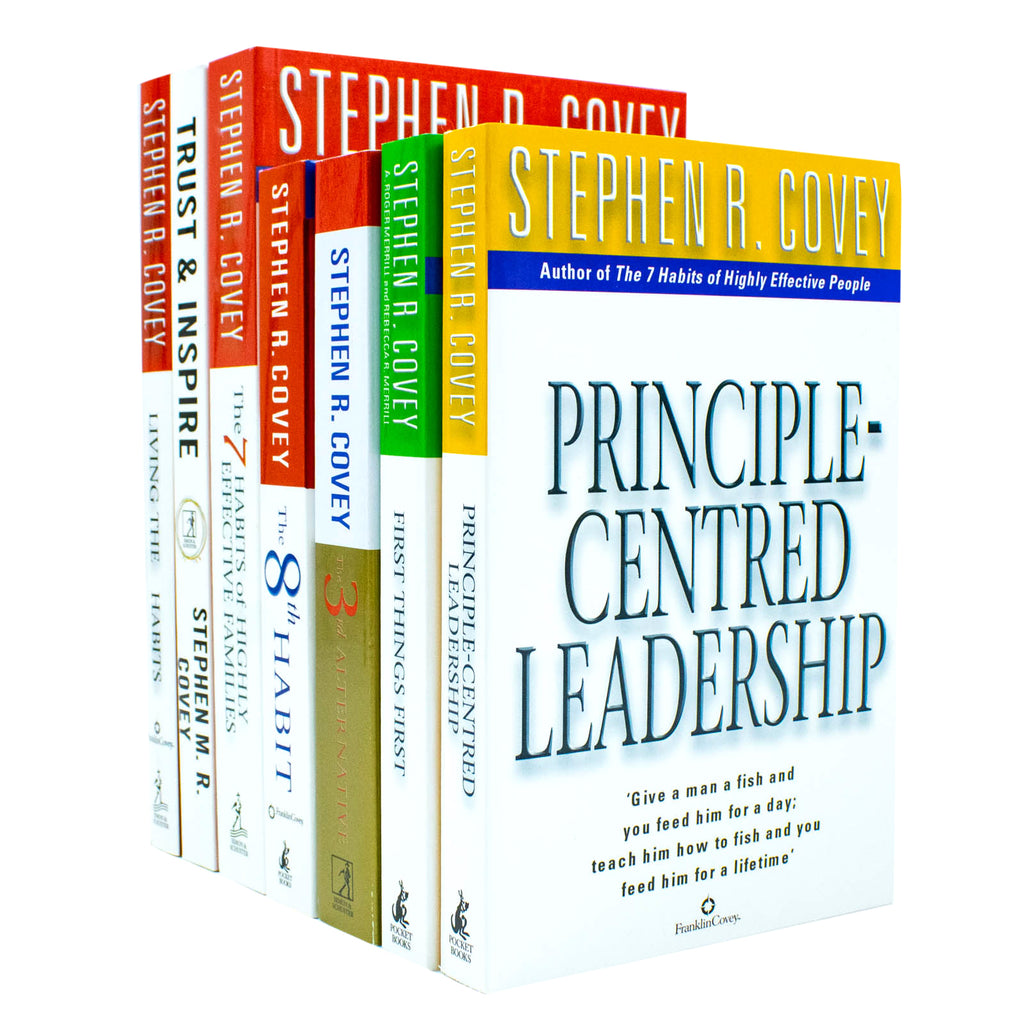 Stephen R. Covey 7 Books Collection Set (The Third Alternative ...