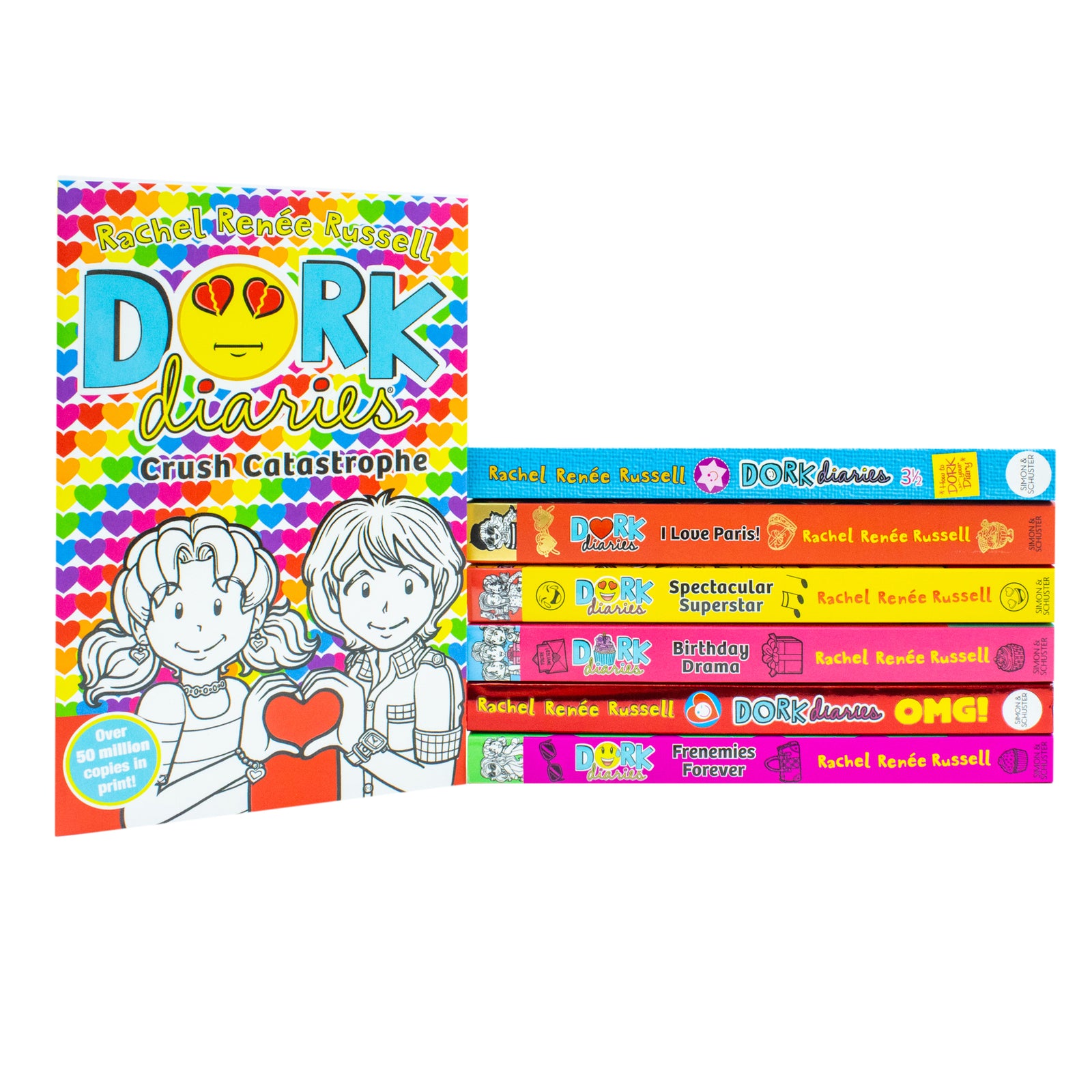 Dork Diaries Series Vol 11-17 Collection 7 Books Set By Rachel Renee R ...