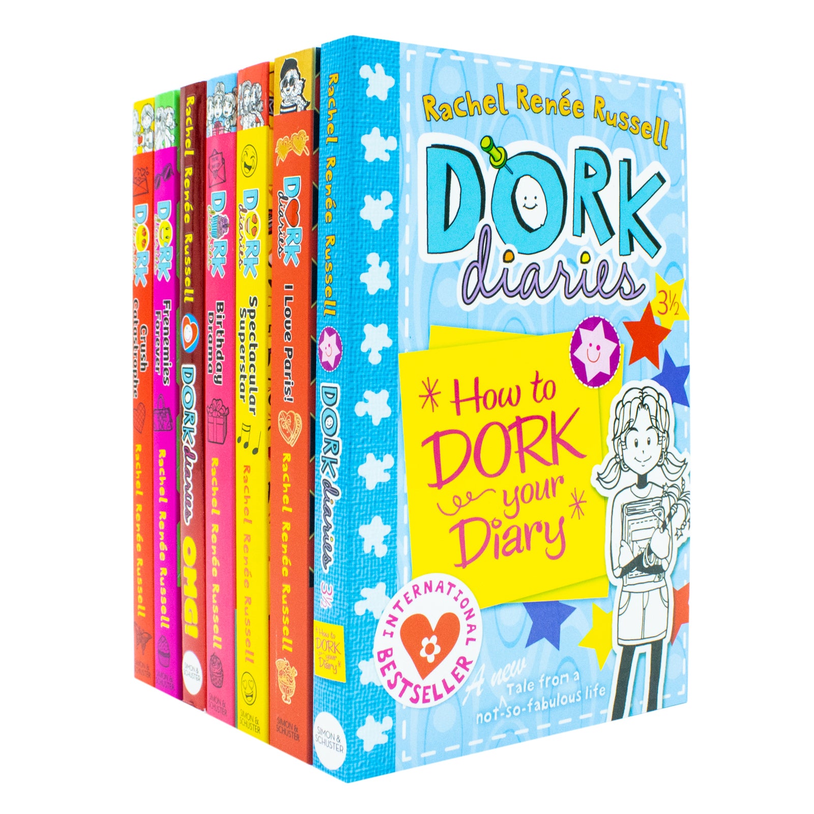 Dork Diaries Series Vol 11-17 Collection 7 Books Set By Rachel Renee R ...