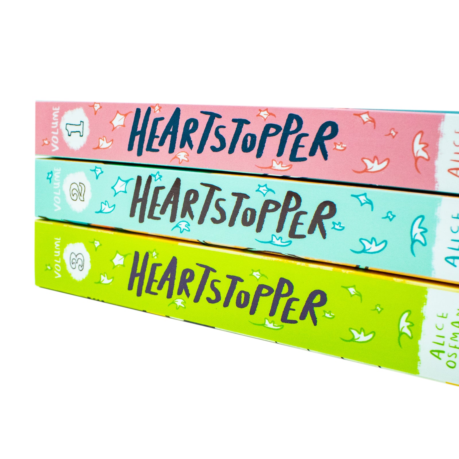 Heartstopper Series Volume 1-3 Books Collection Set By Alice Oseman ...