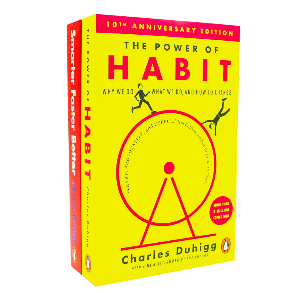 Charles Duhigg Collection 2 Books Set (The Power of Habit, Smarter Fas ...