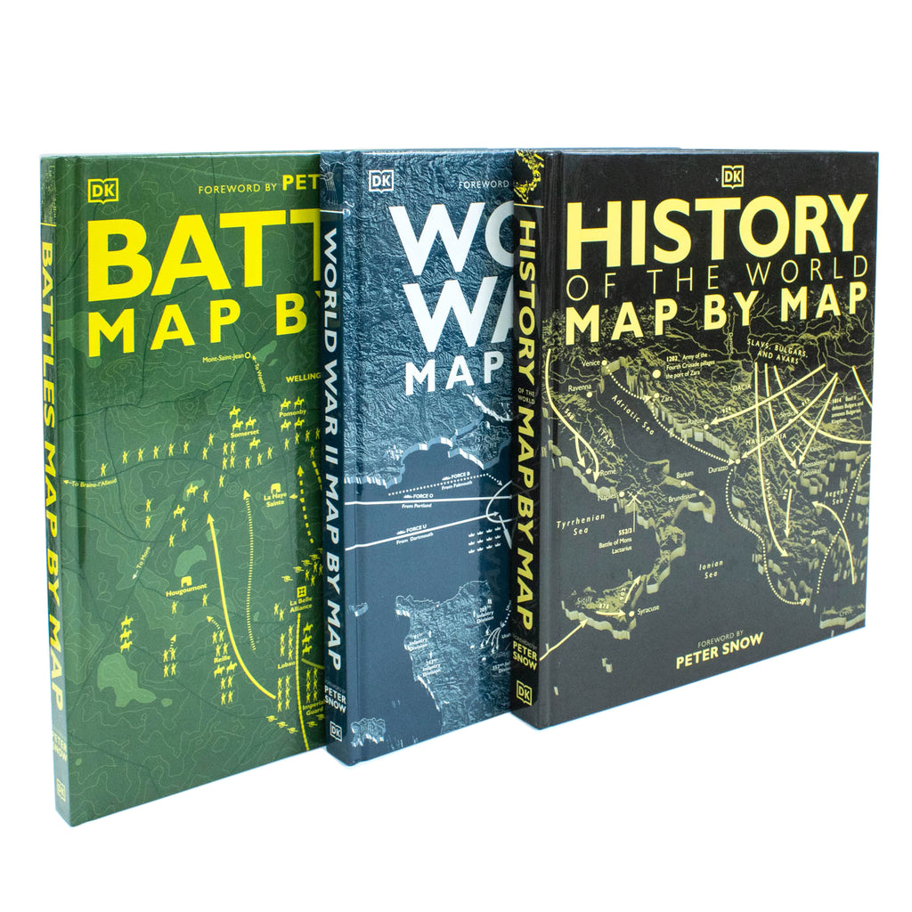 Map by Map Series: Explore 3 Hardback History Books by Peter Snow ...