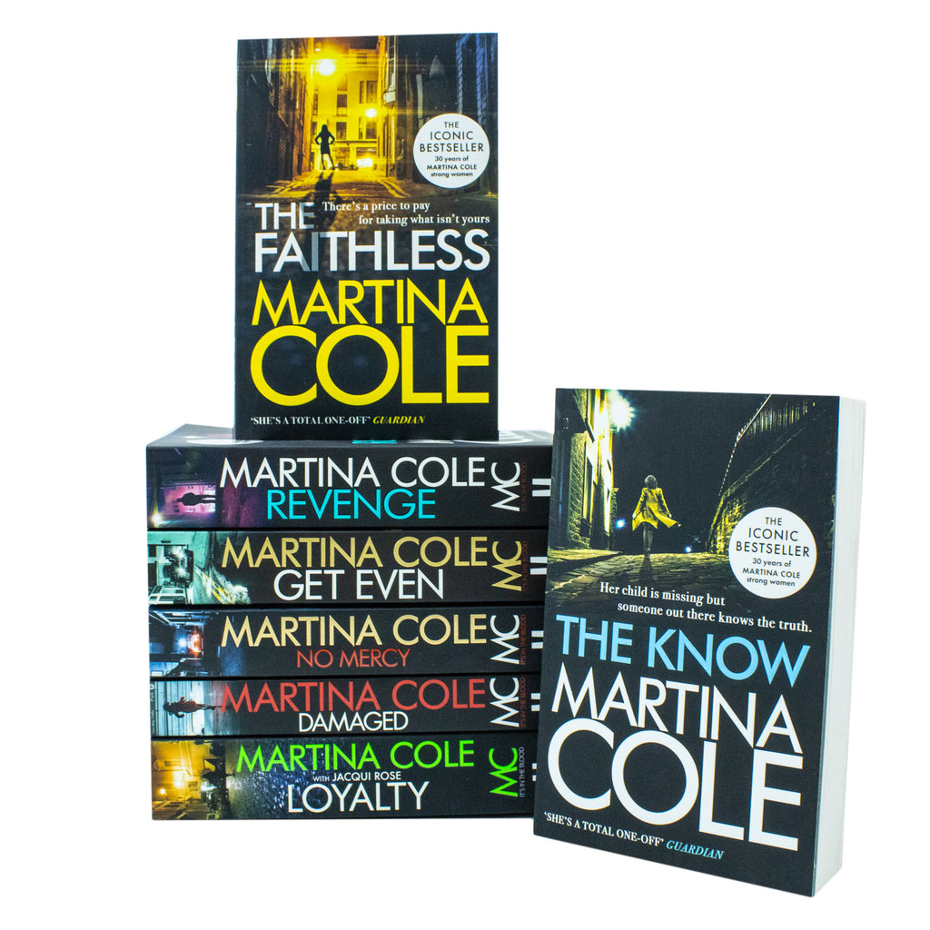 Martina Cole Collection 7 Books Set (The Faithless, Get Even, No Mercy ...