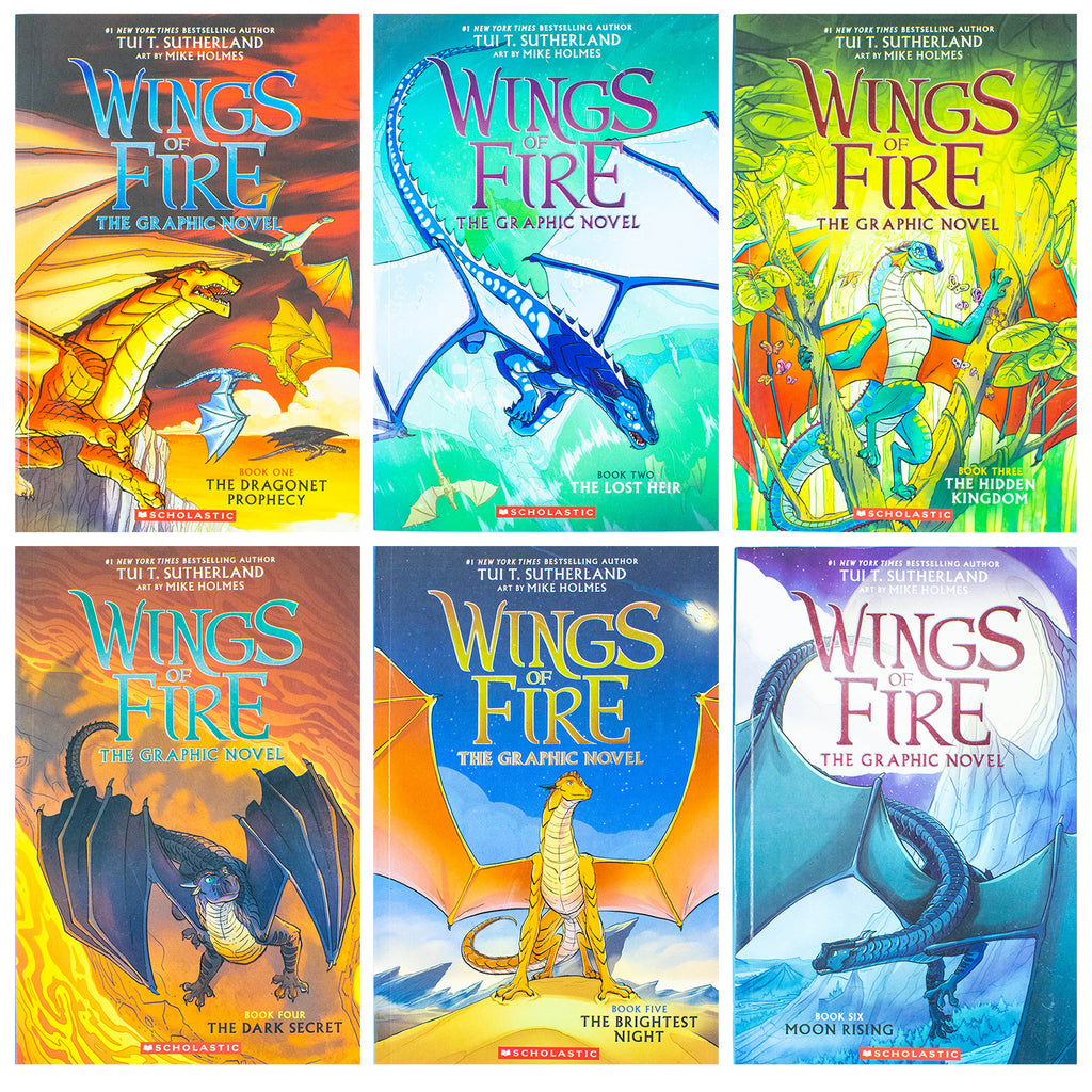 wings of fire graphic novel set - 6 books for young adults – Lowplex Books
