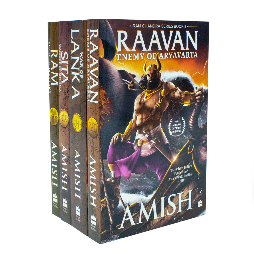 Amish Tripathi Ram Chandra Series 4 Books Collection Set : Ram - Scion ...