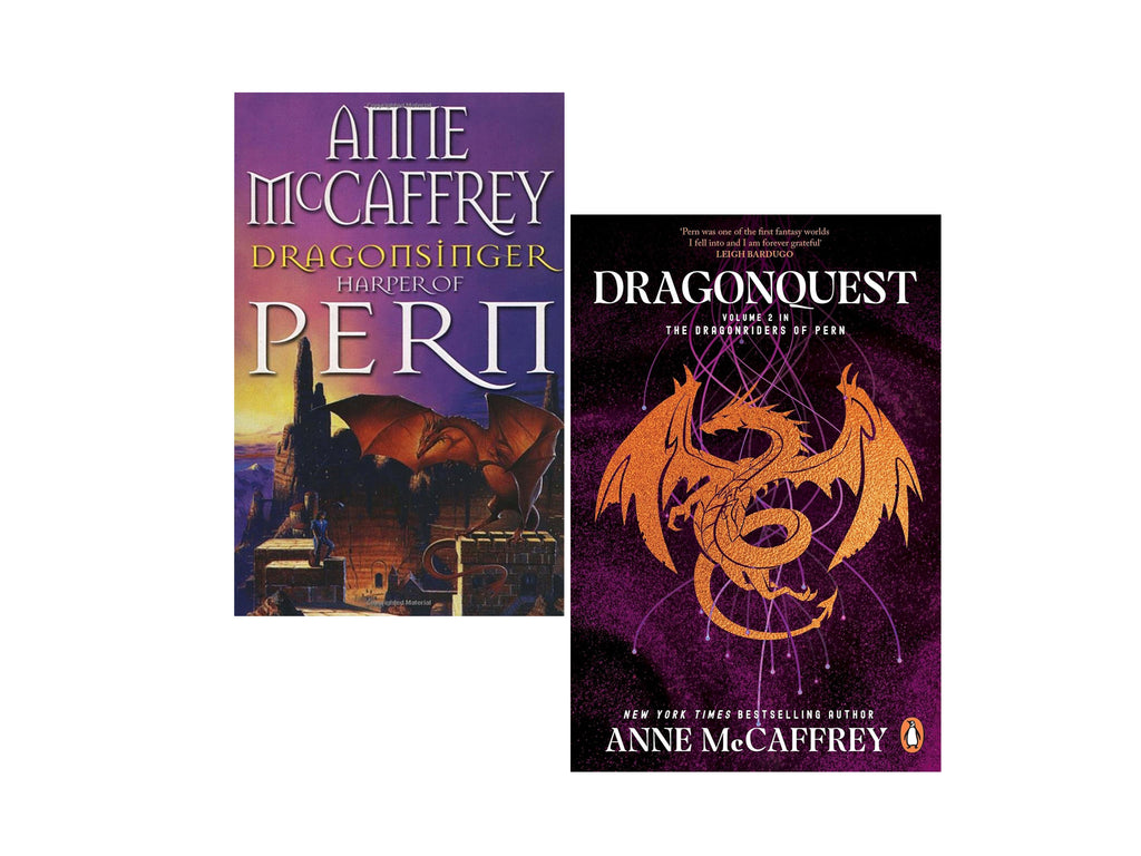 Dragonsinger & Dragonquest 2 book set by Anne McCaffrey – Lowplex Books