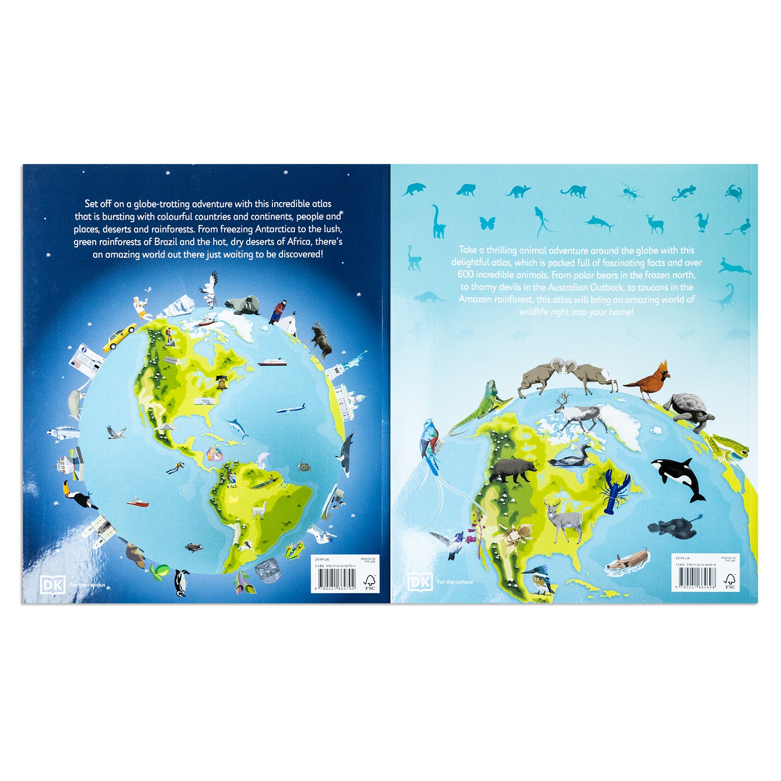 Children's Atlas Collection 2 Books Set By Andrew Brooks, DK (Children ...