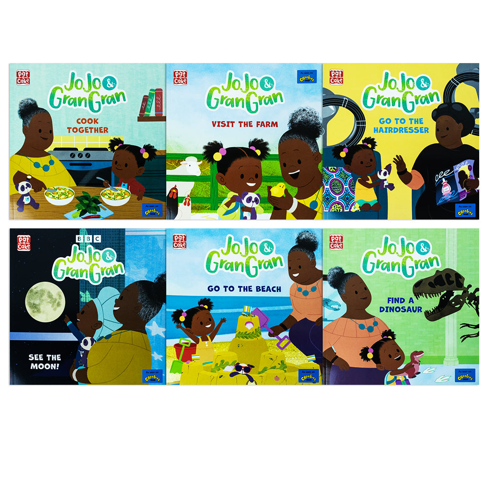 Jojo & Gran Gran Collection 6 Books Set By Pat-a-Cake ( Find a Dinosau ...