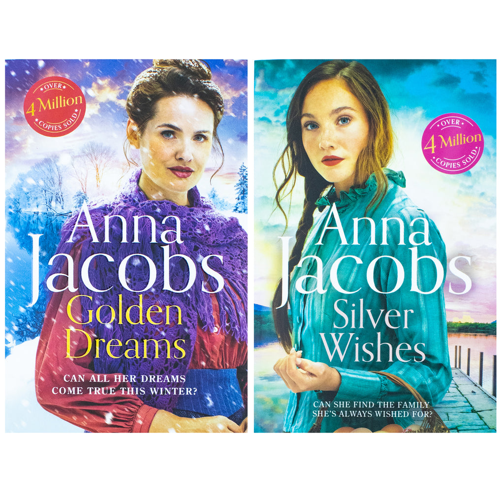 Anna Jacobs Jubilee Lake Series 2 Books Collection Set (Silver Wishes ...