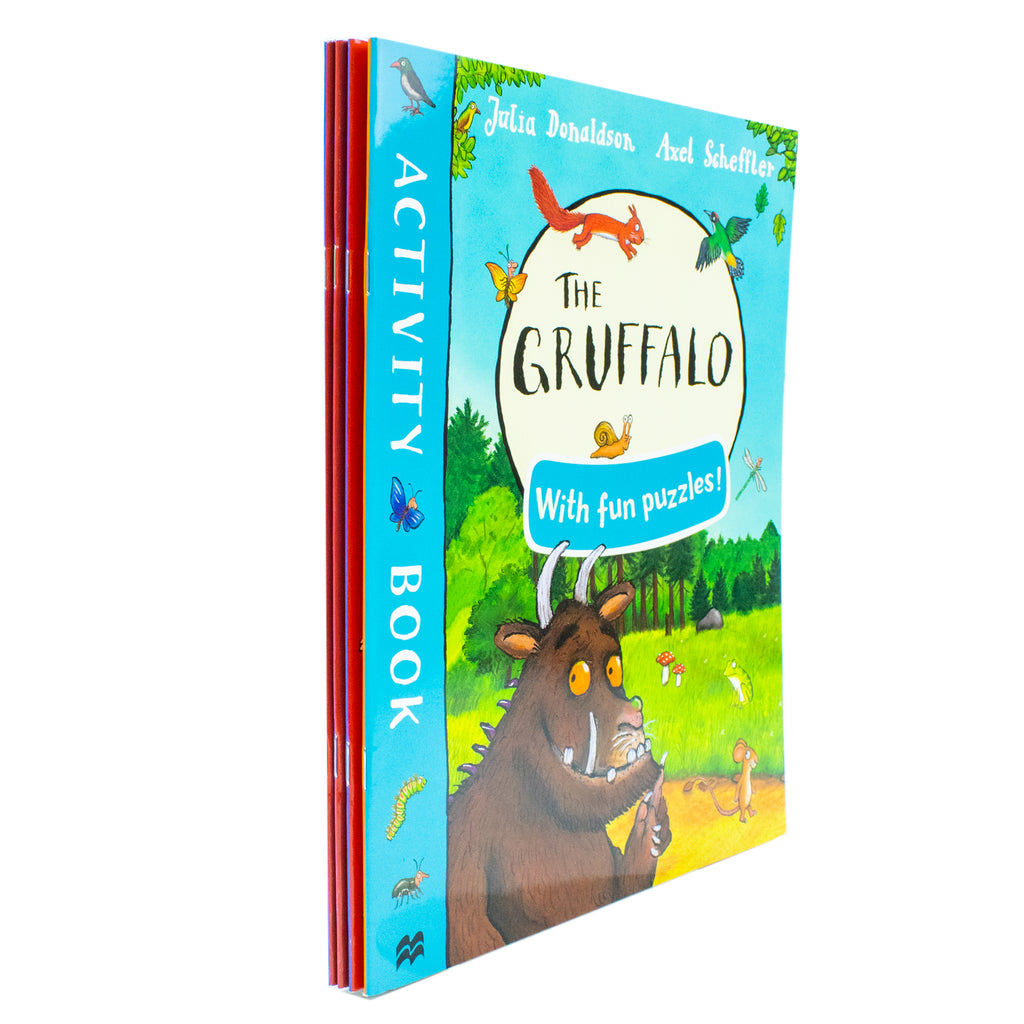 Julia Donaldson Picture and Activity 4 Books Collection (The Gruffalo ...