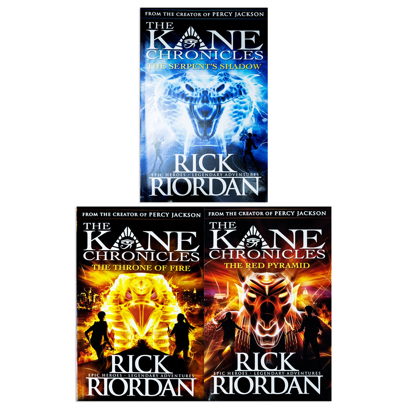 The Kane Chronicles Collection Rick Riordan 3 Books Set Red Pyramid,Th ...