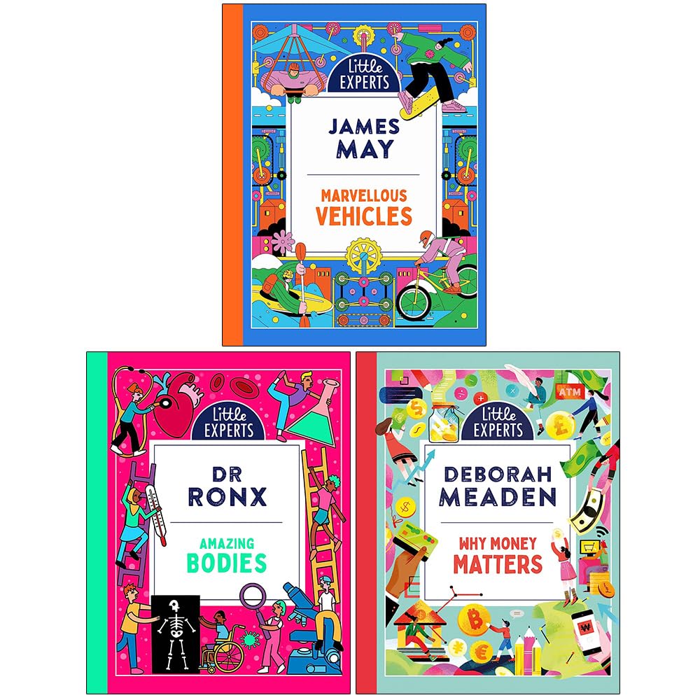 Little Experts Series 3 Books Collection Set By James May, Dr Ronx & D ...