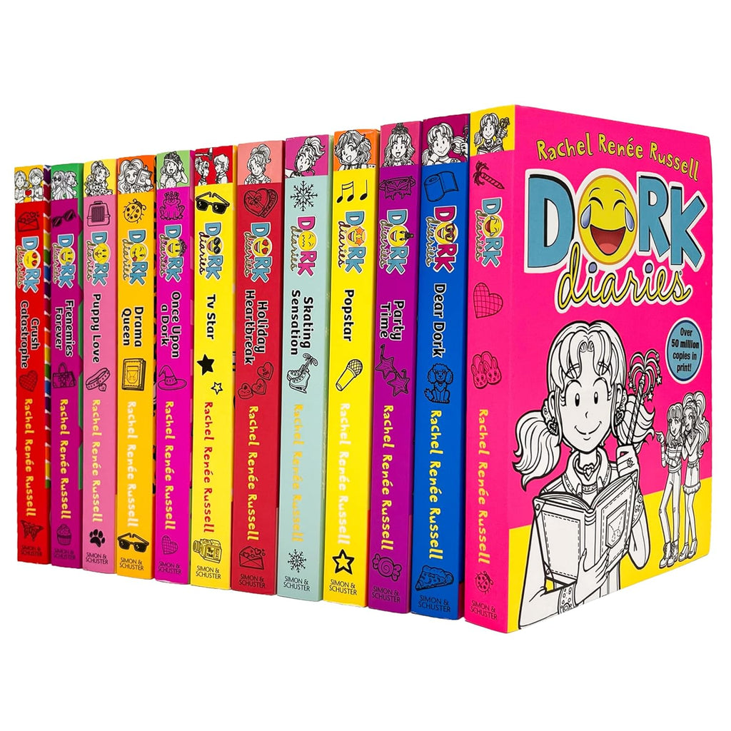 Dork Diaries Series 12 Books Collection Set by Rachel Renee Russell (B ...
