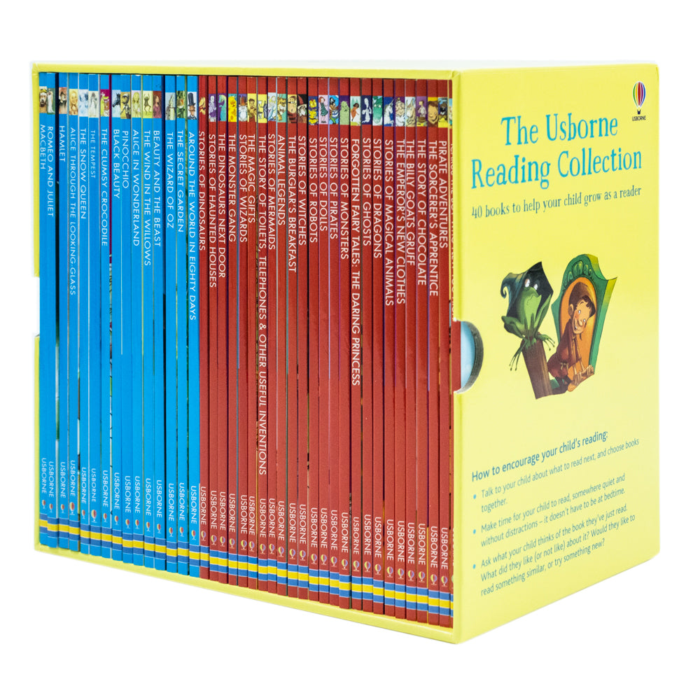 Usborne Young Readers Collection: 40 Books Box Set in Paperback ...