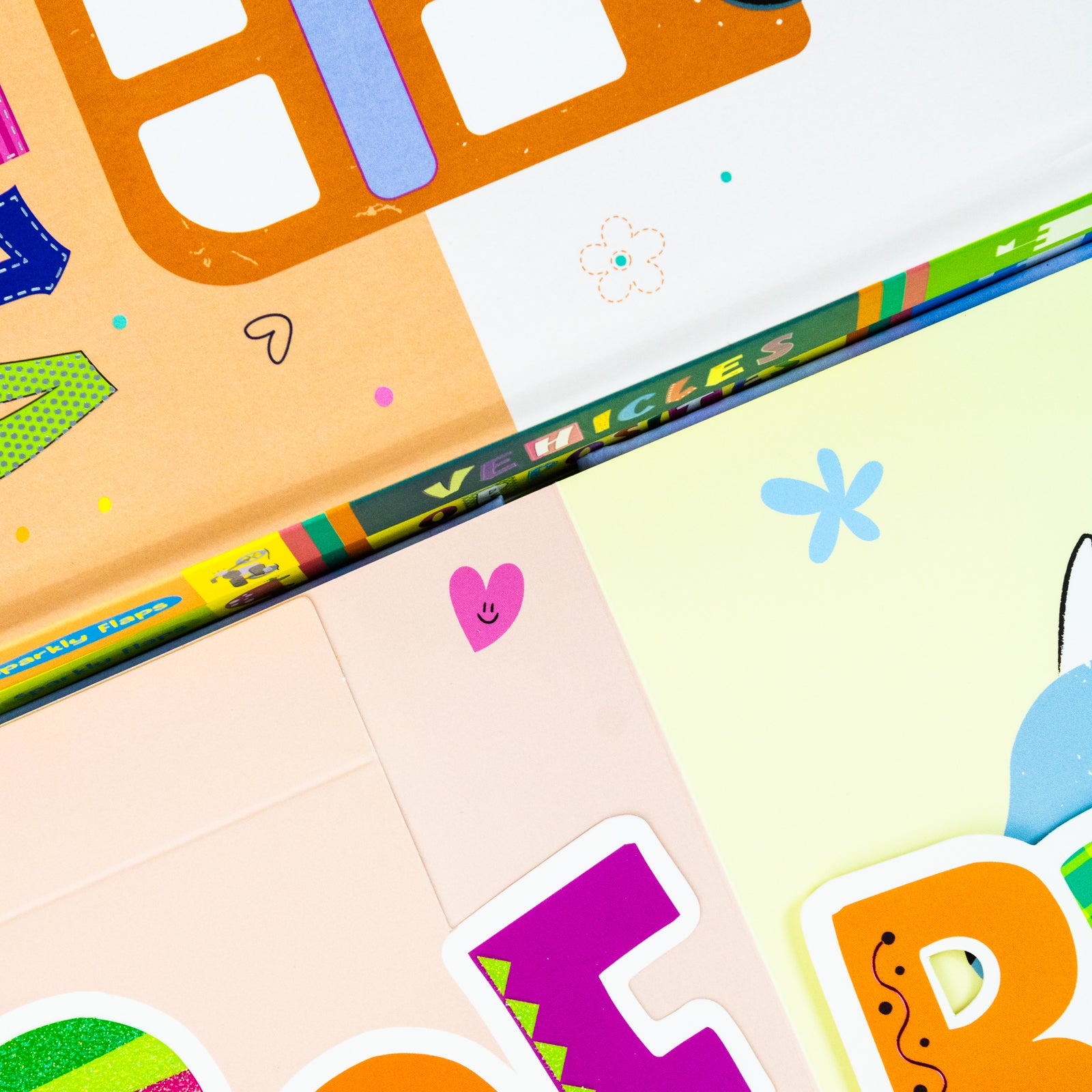 Sparkly Lift the Flaps Board book Collection 3 Book Set (Opposites, Ve ...