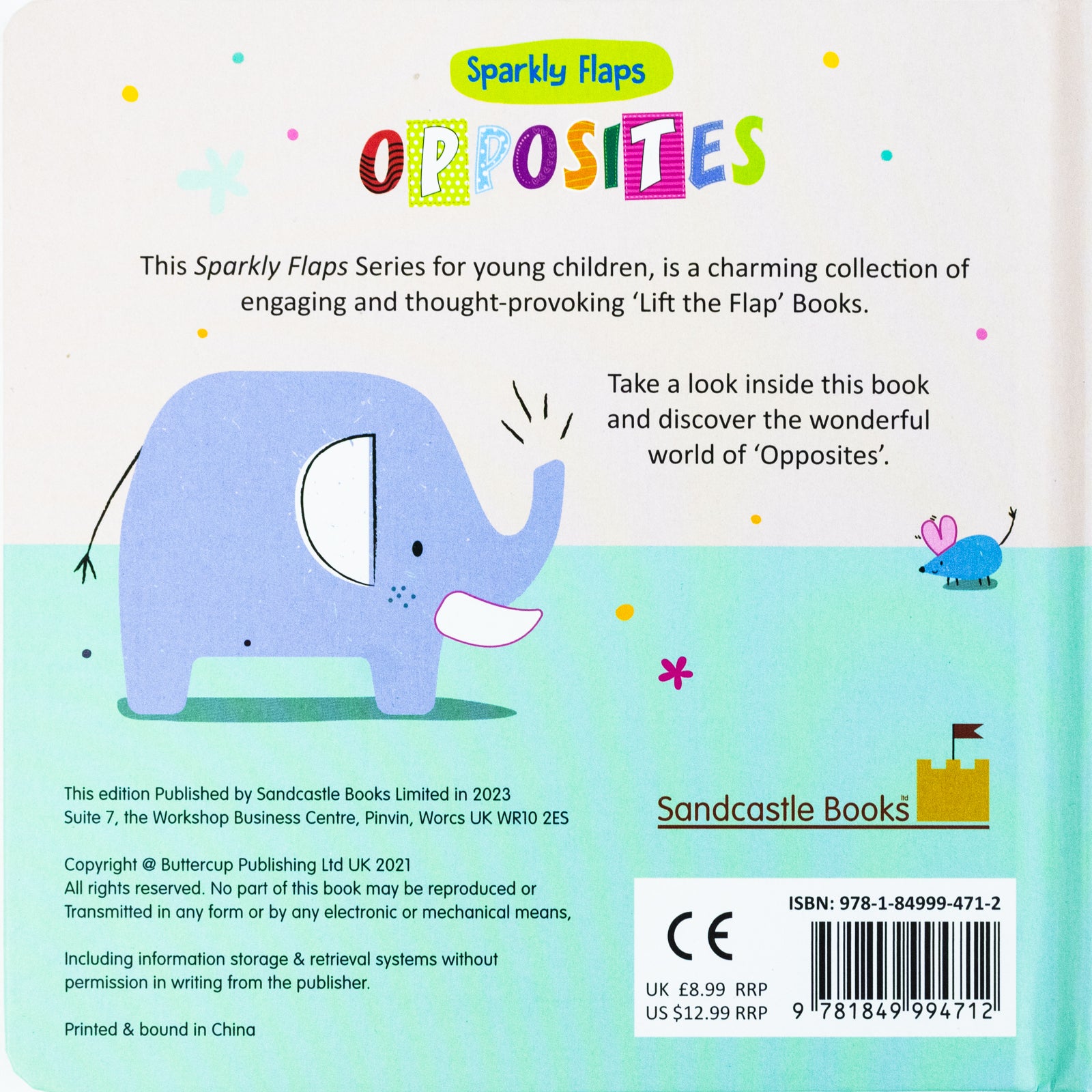 Sparkly Lift the Flaps Board book Collection 3 Book Set (Opposites, Ve ...