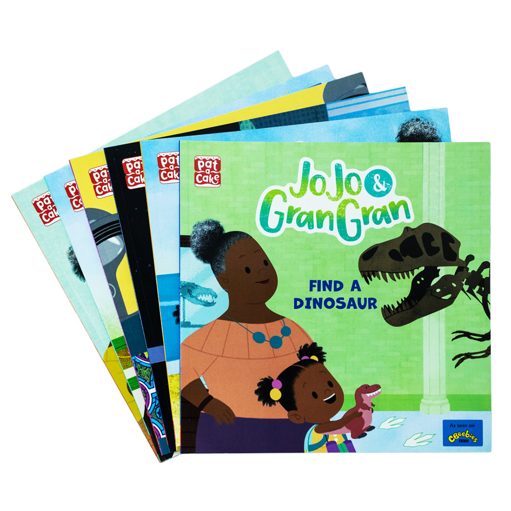 Jojo & Gran Gran Collection 6 Books Set By Pat-a-Cake ( Find a Dinosau ...