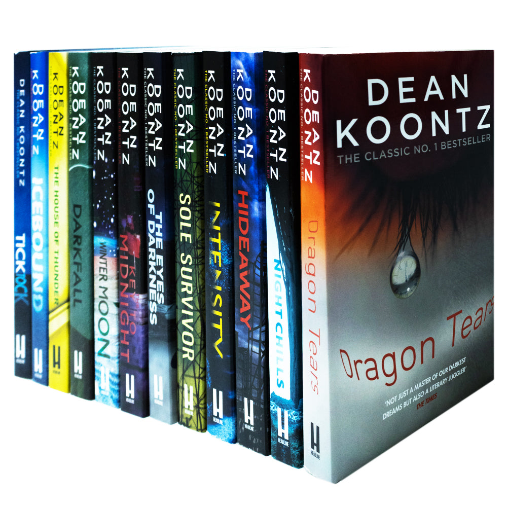 Dean Koontz 12 Books Collection Set(Darkfall, Icebound, The Eyes of Da ...