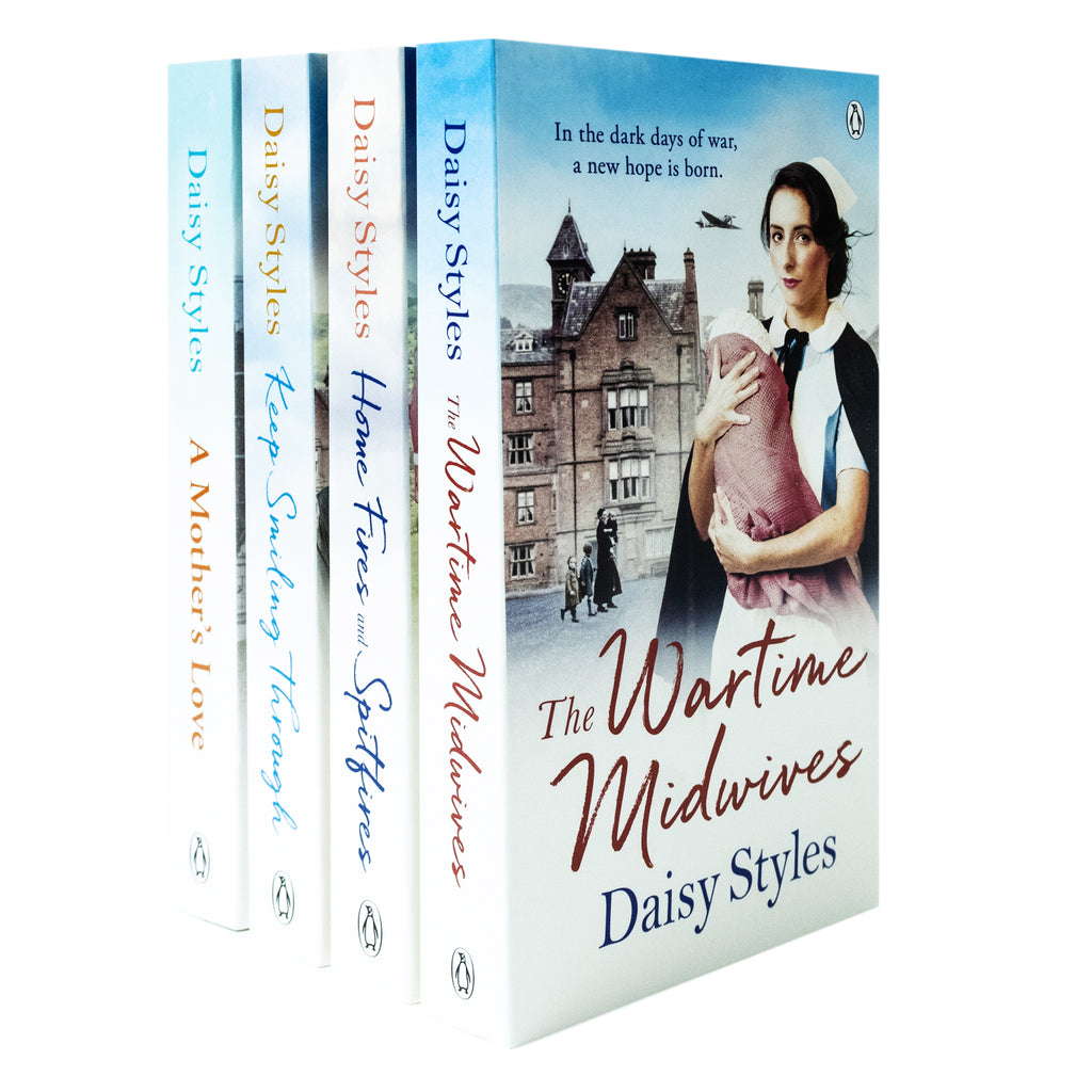 Wartime Midwives Series Collection 4 Book Set By Daisy Styles ( A Moth ...