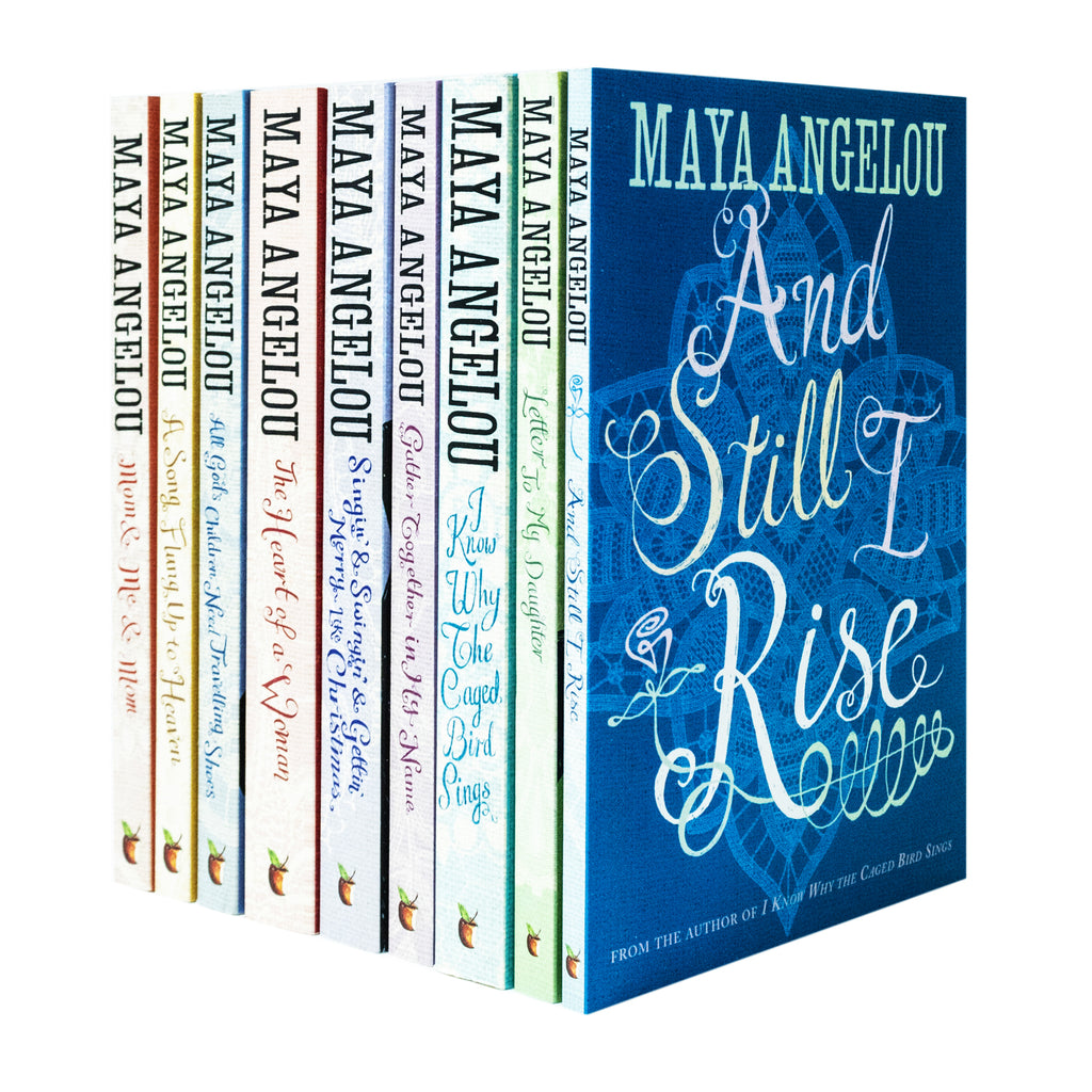Maya Angelou 9 Books Collection Set (And Still I Rise,Mom and Me and M ...