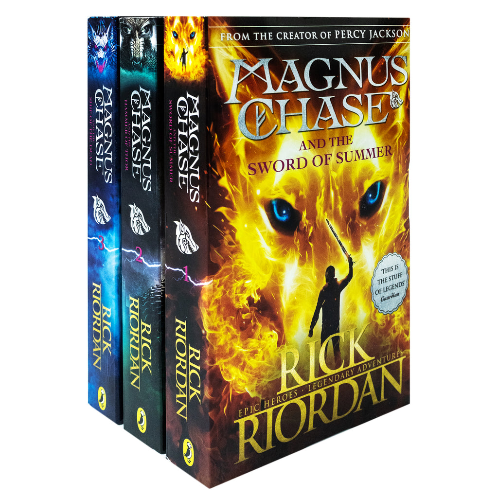 Magnus Chase and the Gods of Asgard Series Collection 3 Books Set By R ...