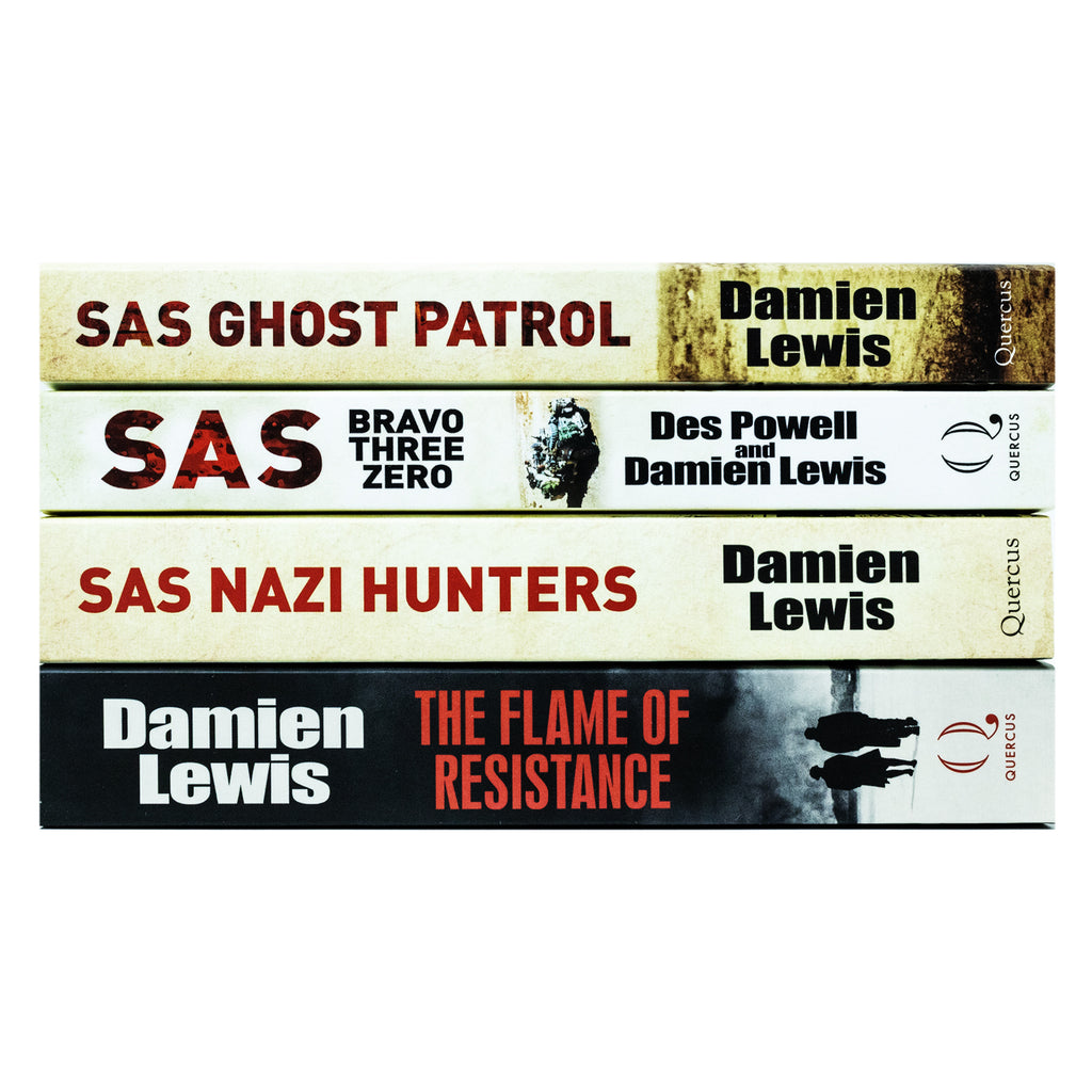 Damien Lewis Collection 4 Books Set (SAS Ghost Patrol, SAS Bravo Three ...