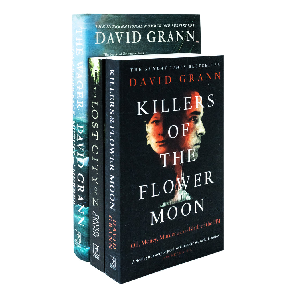 David Grann Collection 3 Books Set (The Wager, Killers of the Flower M ...