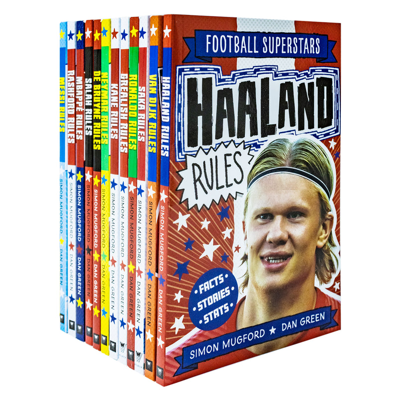 Football Superstars 12 Books Collection Rules Mega Pack Set By Simon M – Lowplex