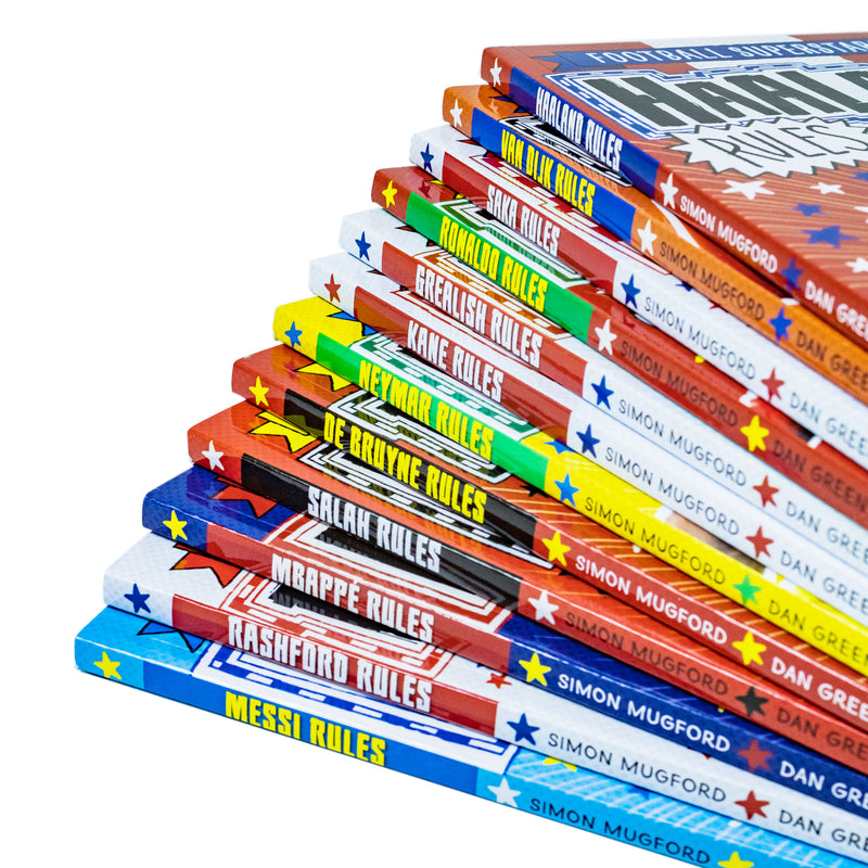 Football Superstars 12 Books Collection Rules Mega Pack Set By Simon M ...