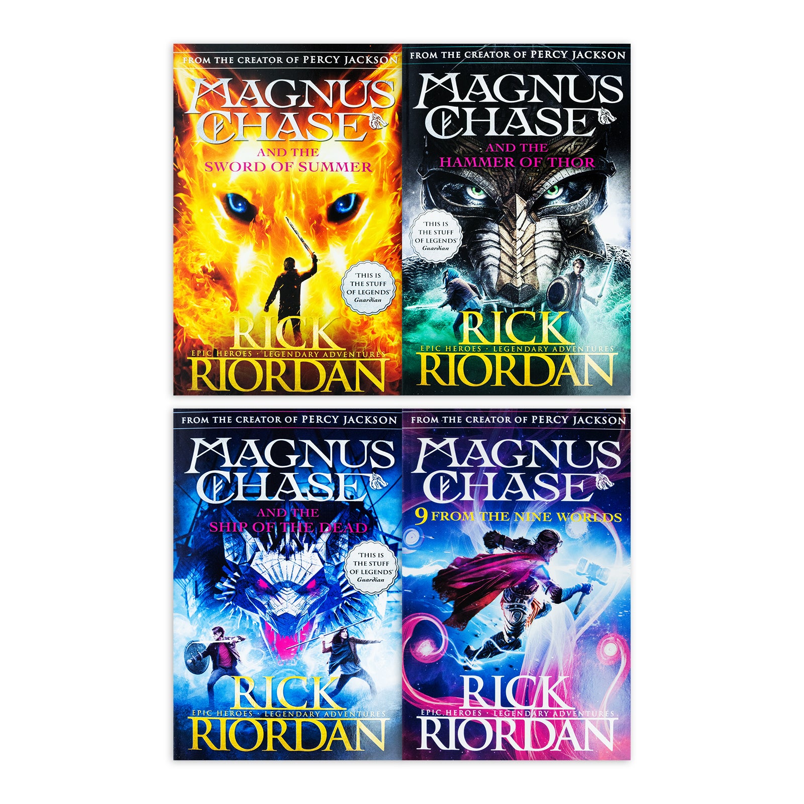Rick Riordan Magnus Chase and the Sword of Summer collection 4 Books S ...